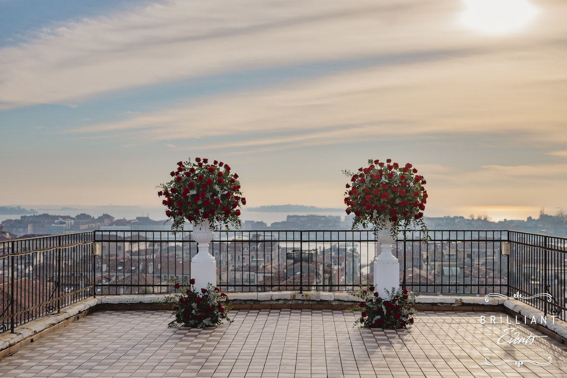 Wedding Proposal on the Highest Rooftop Terrace in Venice | Brilliant ...