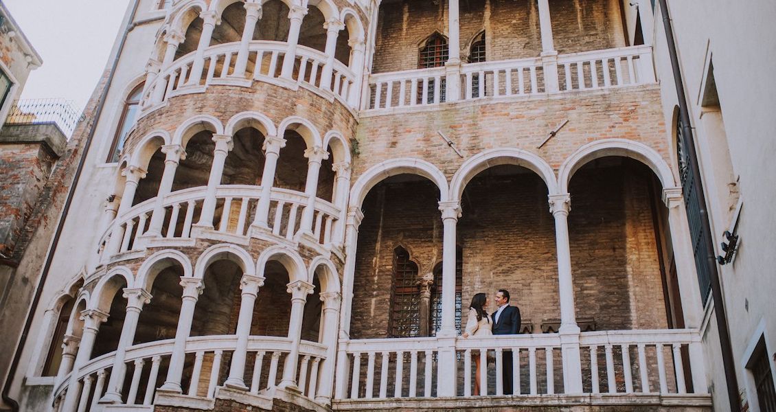 Unique proposal at Scala Contarini del Bovolo in Venice