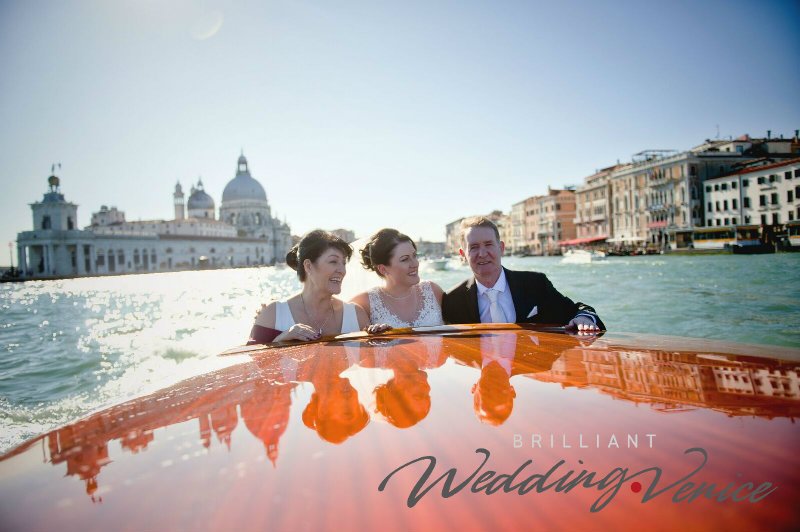 Catholic wedding in the crypt of St. Mark's Basilica