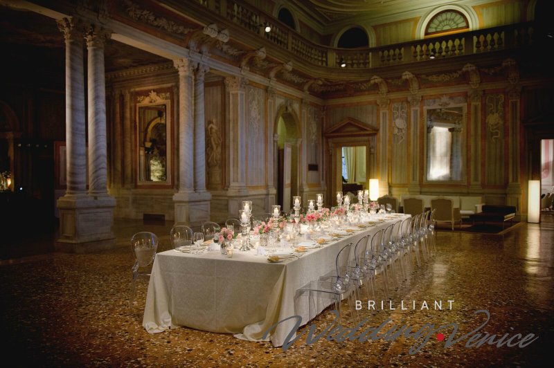 Catholic wedding in the crypt of St. Mark's Basilica