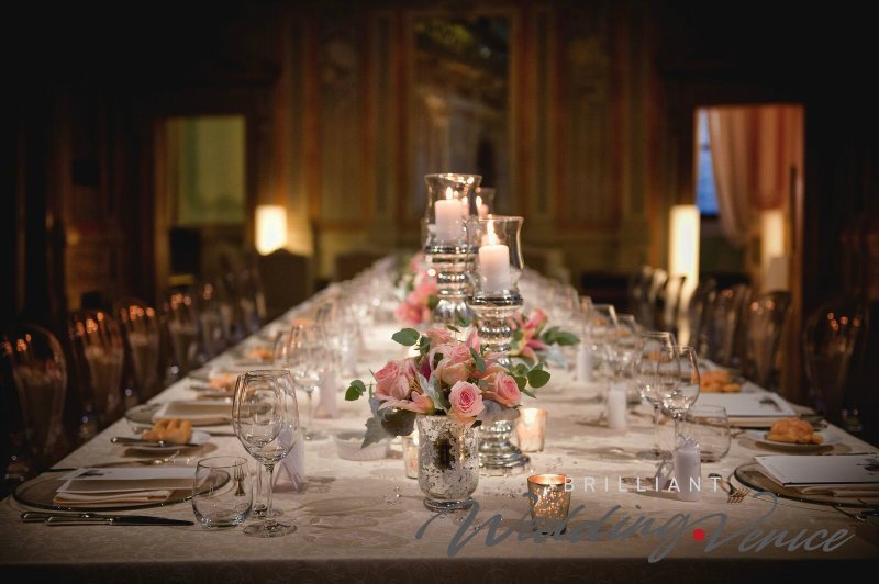 Catholic wedding in the crypt of St. Mark's Basilica