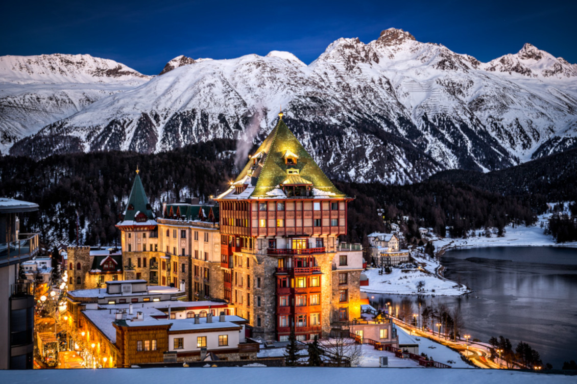 The best marriage proposal in St. Moritz, Switzerland surrounded by the ...
